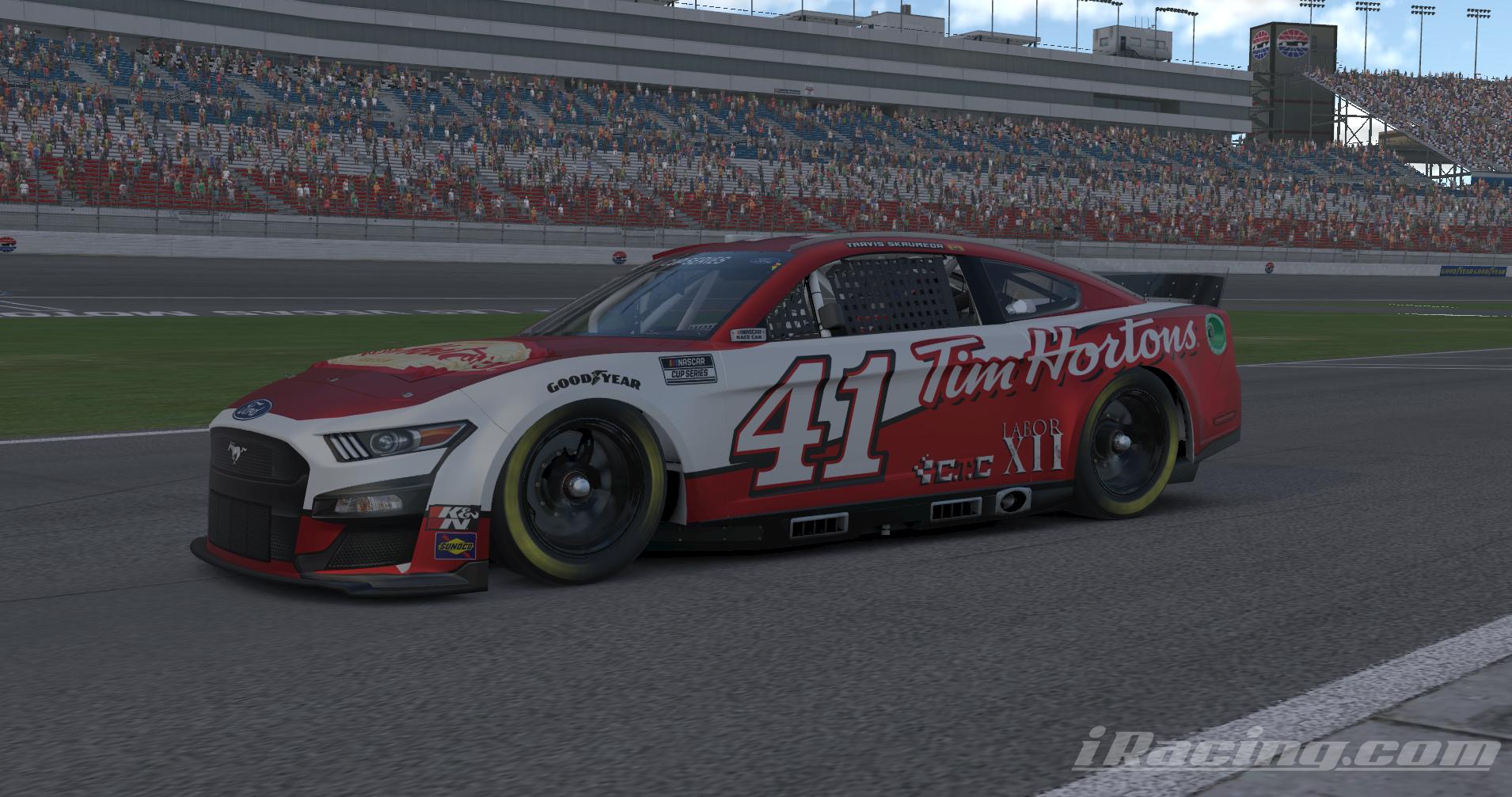 Tim Hortons #41 Next Gen Ford Mustang by Justin Lumpkin - Trading Paints