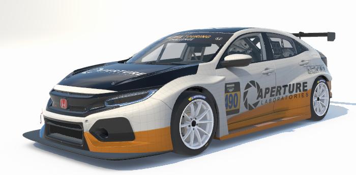 Portal/Aperture Civic Type R by Matthew Rzepka - Trading Paints