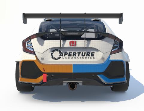 Portal/Aperture Civic Type R by Matthew Rzepka - Trading Paints