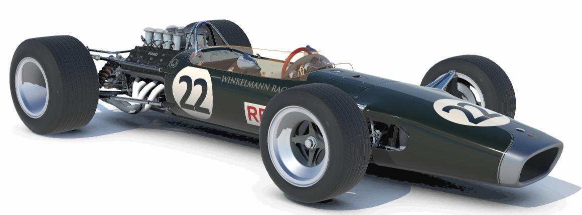 1967 f2 Roy Winkelmann Racing brabham bt23 (rees) by Paul Arnall ...