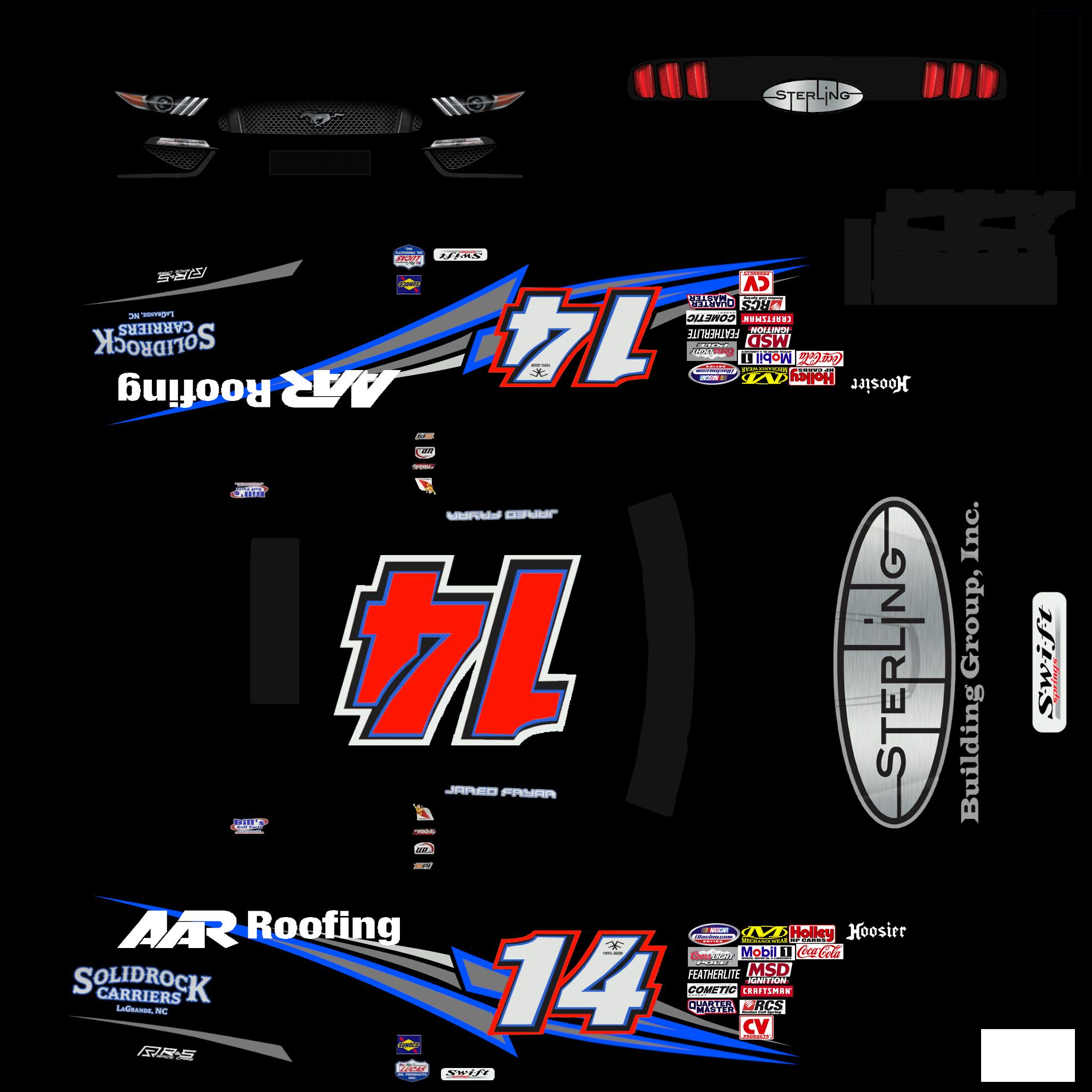 14 Jared Fryar 2021 by Keegan Bartley - Trading Paints