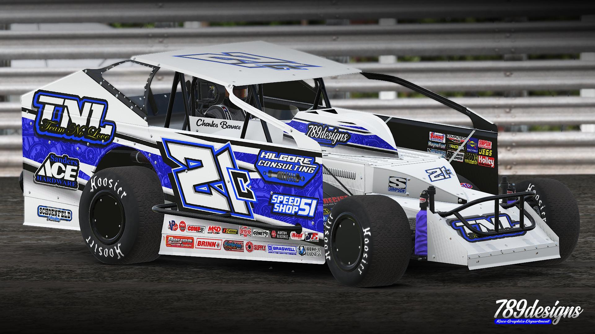 Charles Barnes Big Block Modified No 51 by Garrett Marshall - Trading ...