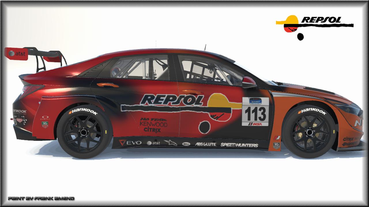 Hyundai Elantra N TC Repsol Black by Frank Amend - Trading Paints