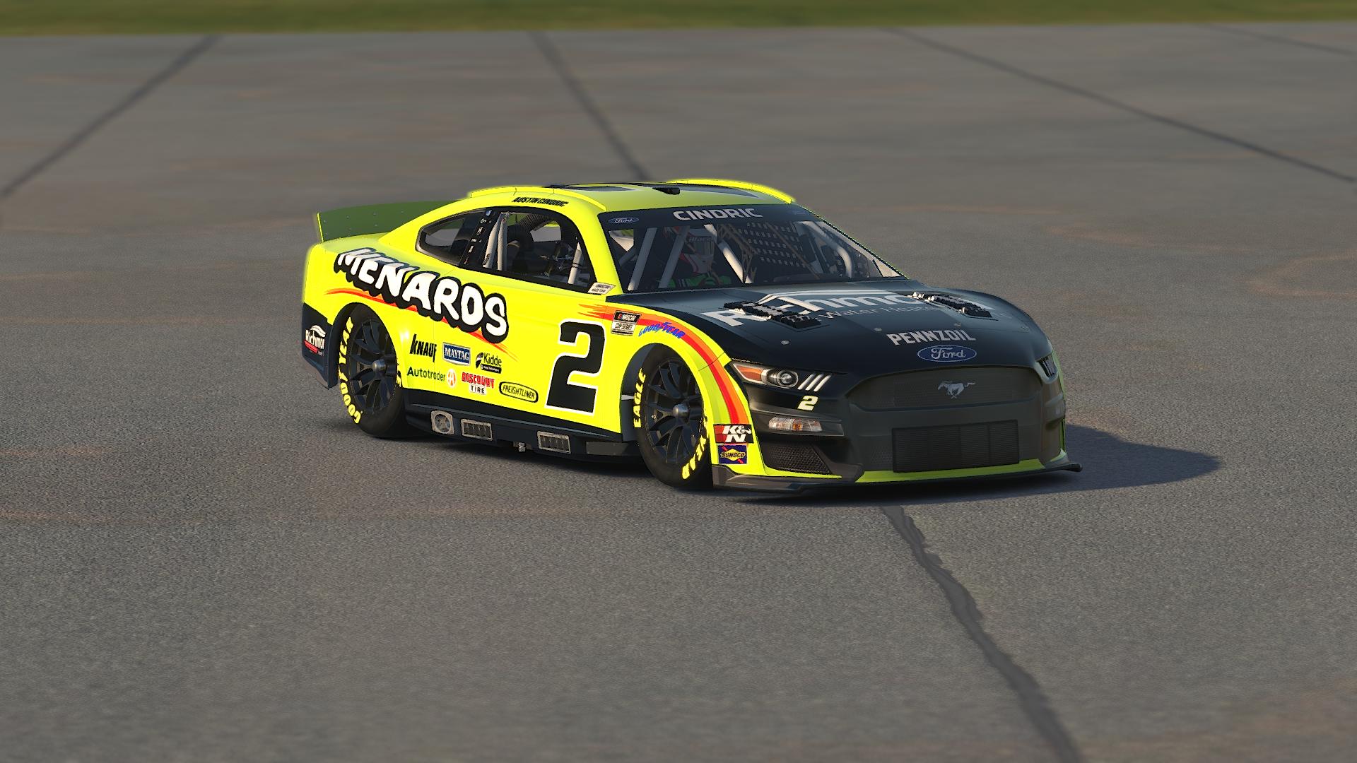 Austin Cindric Menards/Richmond #2 Ford Mustang by Joe Sanchez - Trading Paints