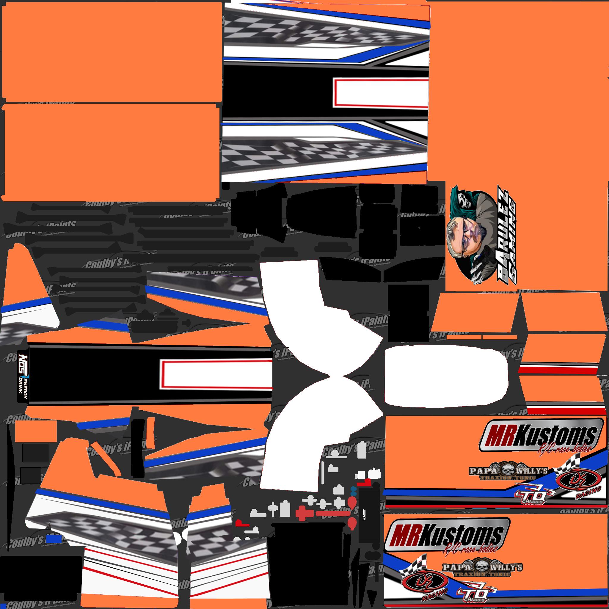 ChromeSprintrcwraporange by Eric G Gann - Trading Paints