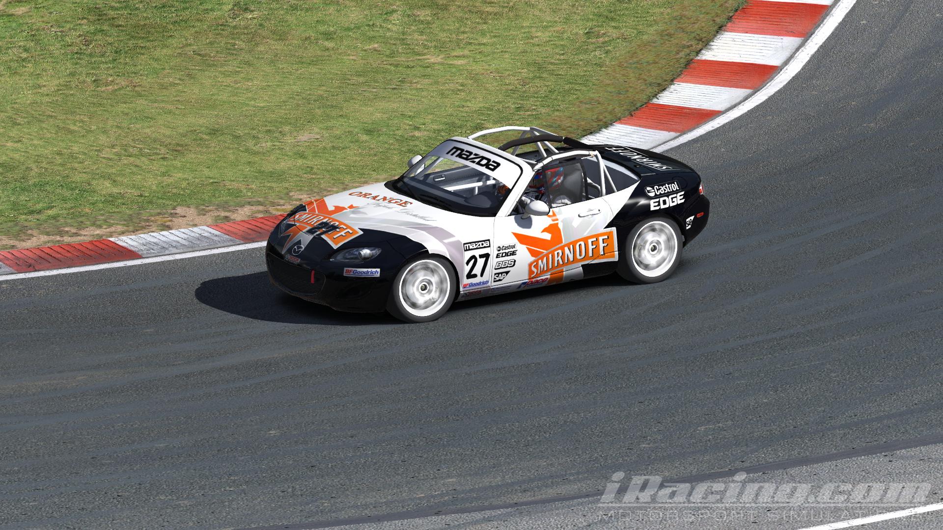 Smirnoff MX5 circa (orange) by Jonathan Cyr - Trading Paints