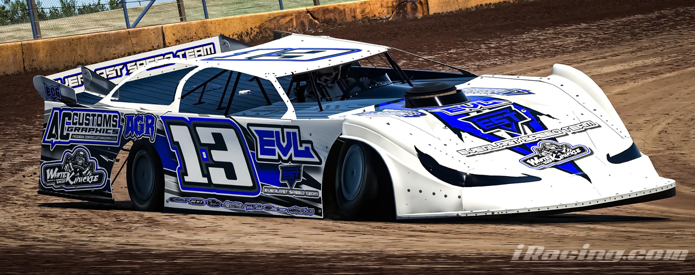 J Donaldson 13 EST Blue by Austin Caudill - Trading Paints