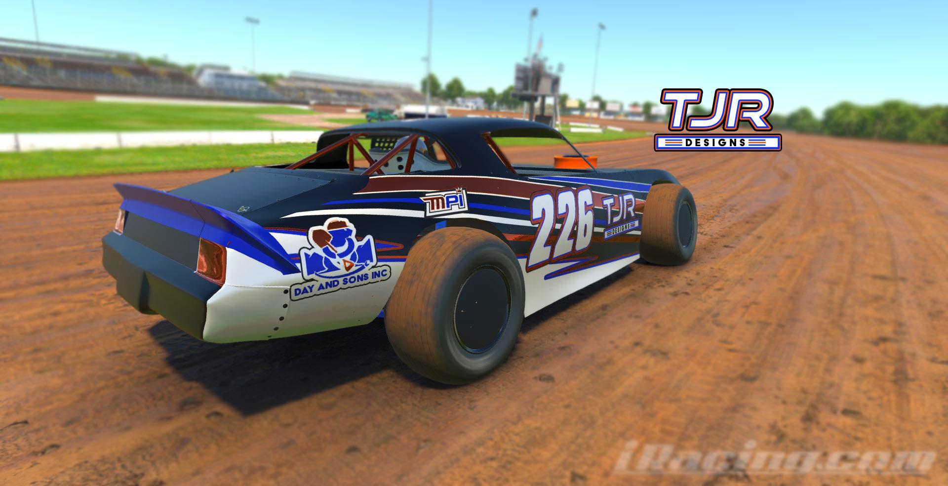 TJR Designs Sponsored Driver Carson Cherry New Street Stock Wrap by ...