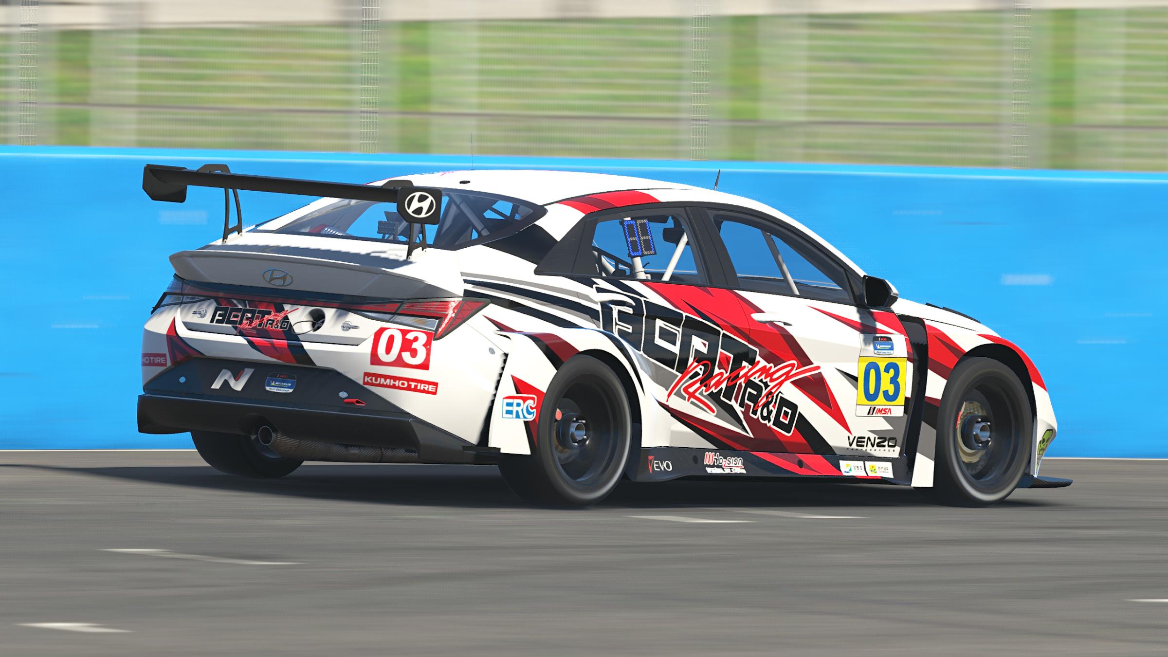 CJ Super Race 2021 Beat R&D Racing (Red) GT-1 #3 by Chanmin Lee ...