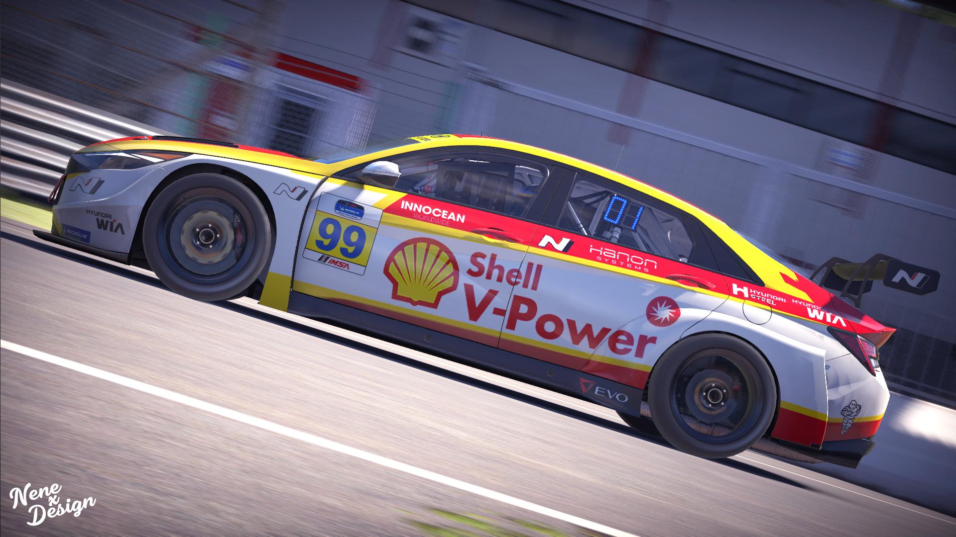 Shell VPower Hyundai Elantra N TC by Alejandro Fernandez Vega - Trading ...