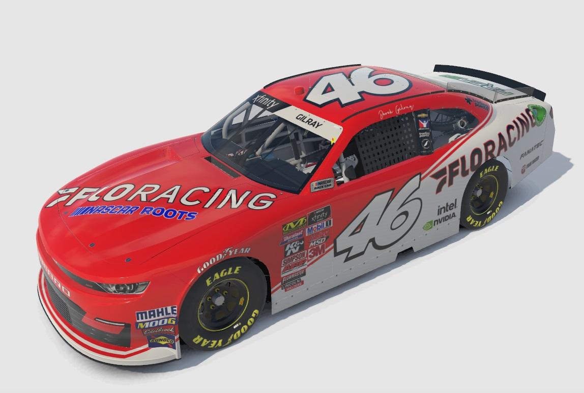 Derek Gilray Flo Racing League Car by Derek Gilray - Trading Paints