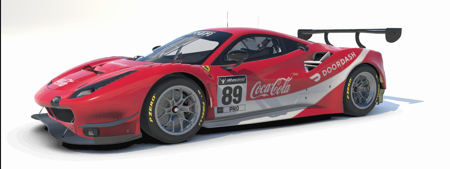 Coca-Cola Ferrari GT3 Evo 2020 by Alec Kennett - Trading Paints