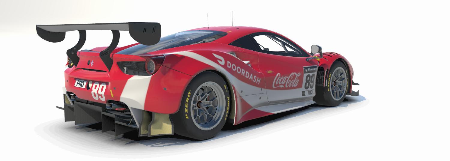 Coca-Cola Ferrari GT3 Evo 2020 by Alec Kennett - Trading Paints