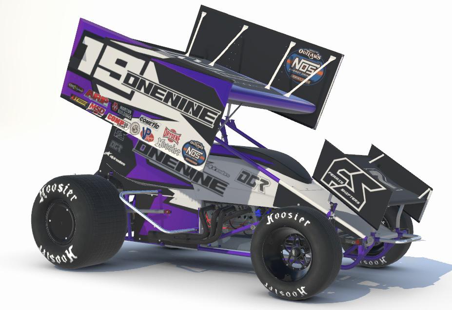 ONENINE Sprint Car by Chris Bleakley - Trading Paints
