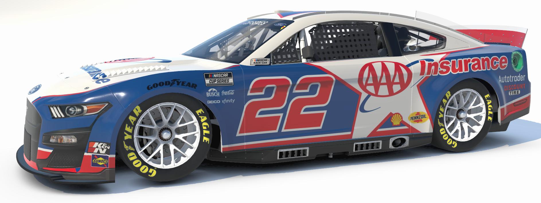Fictional #22 - 2022 AAA Insurance (Texas Edition) - Joey Logano by ...