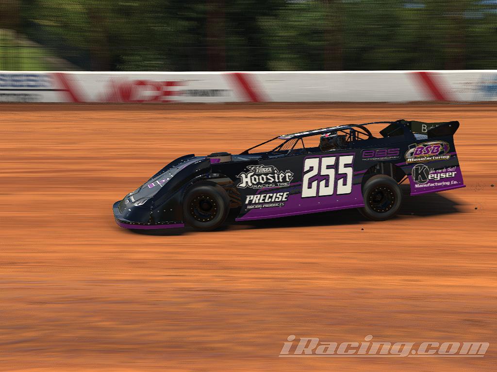 purple grey and black Braxton "Buck" Nash limited late model by Ben ...