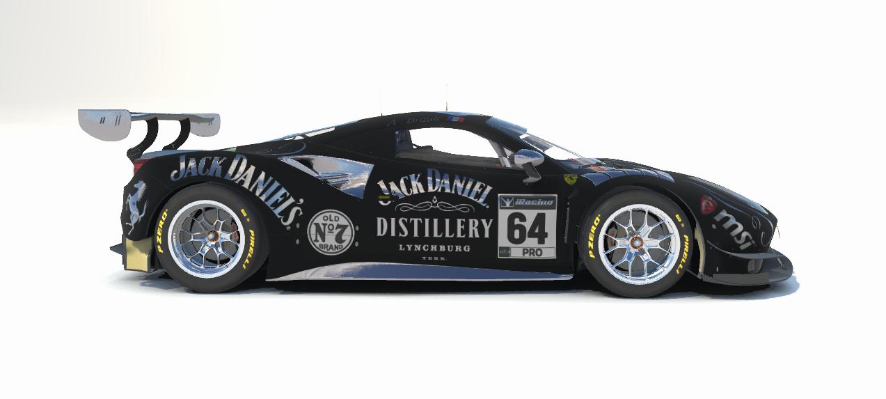 Ferrari Evo Jack Daniels by Amaury Brault - Trading Paints