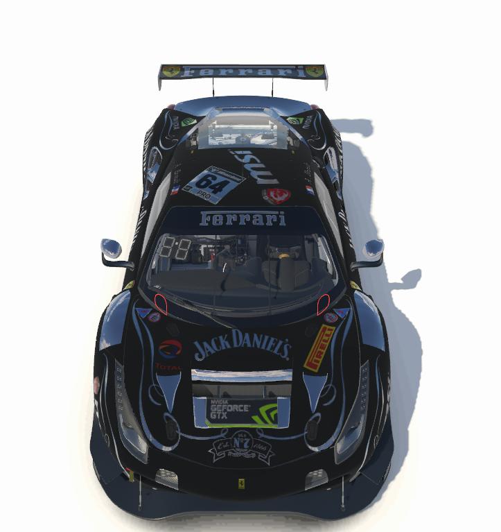 Ferrari Evo Jack Daniels by Amaury Brault - Trading Paints