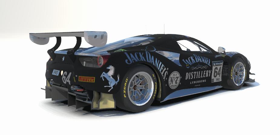 Ferrari Evo Jack Daniels by Amaury Brault - Trading Paints