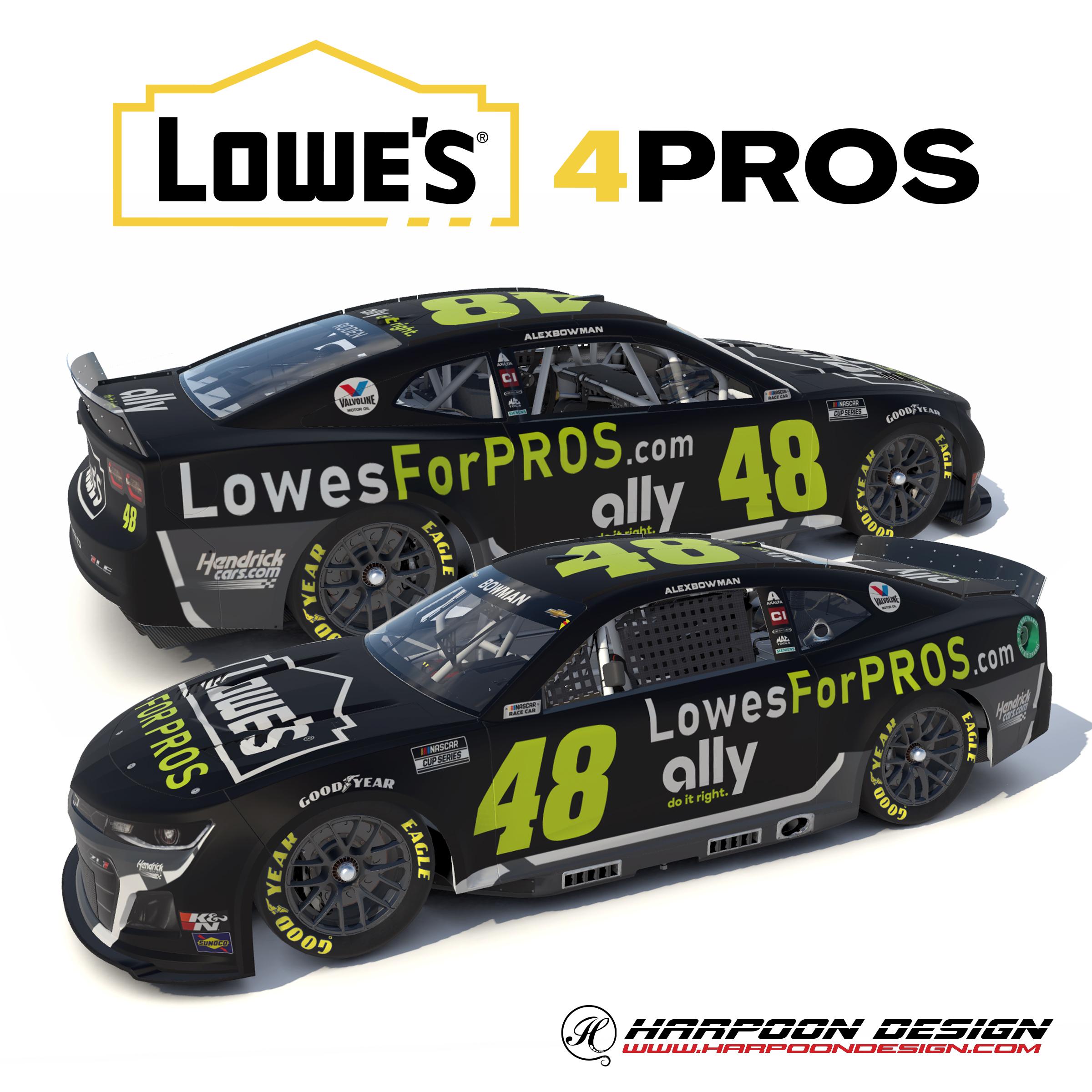 2022 Alex Bowman Lowes for Pros Fictional Camaro No Num by Brantley ...