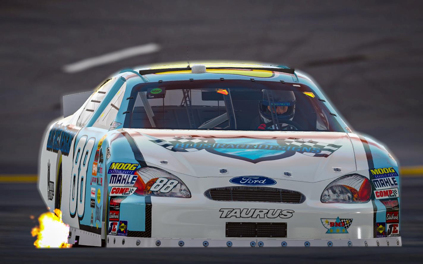 BMS #88 Blus Race Designs ARCA car primary by Noah O. - Trading Paints