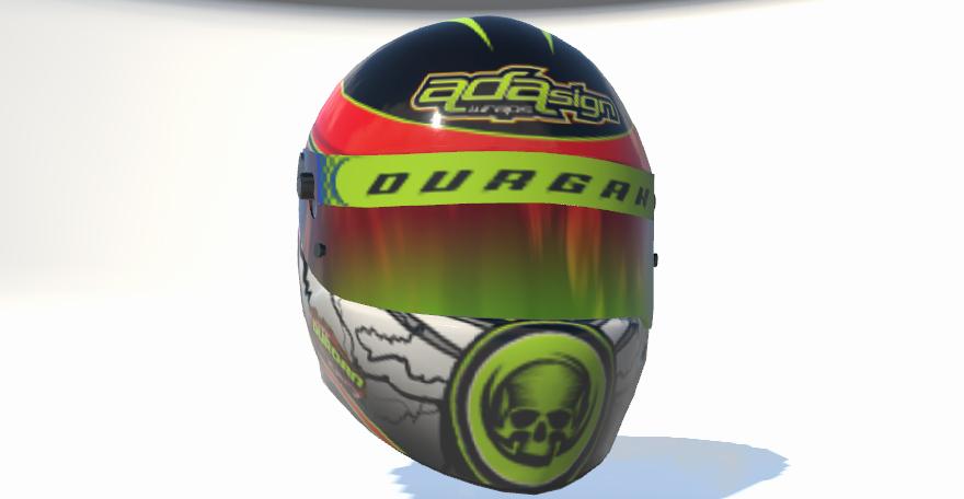 Caleb Durgan Helmet v1 2022 (Adasign Wraps) by John Ada - Trading Paints