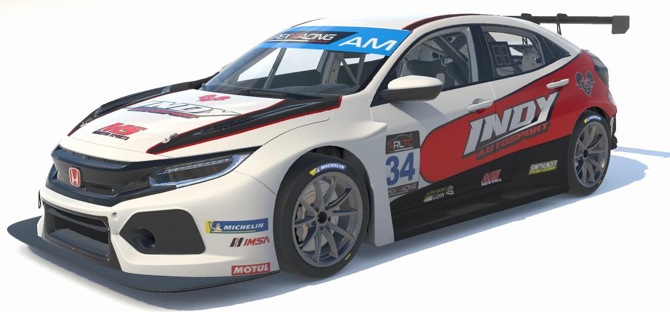 Indy Autosport Honda Civic Type R - White/Red/Black by Jason Nethery ...