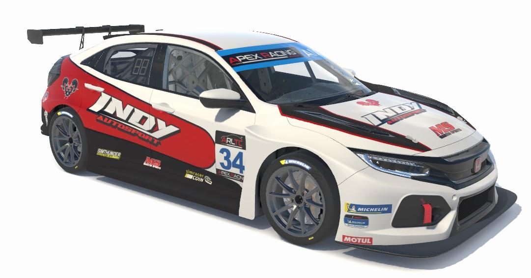 Indy Autosport Honda Civic Type R - White/Red/Black by Jason Nethery ...