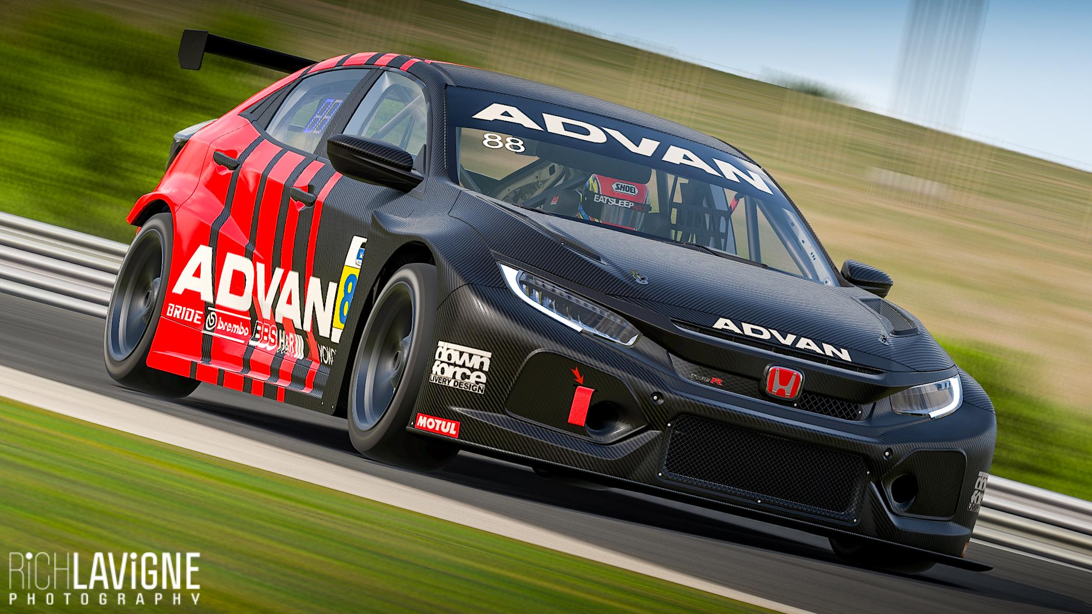 Advan Civic Type-R TCR by Richard Lavigne - Trading Paints