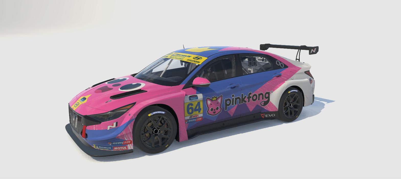 Hyundai Elantra N TCR - Pinkfong by Yun Sung G. - Trading Paints