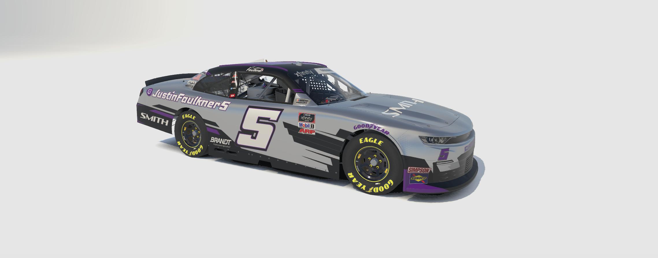 2022 Xfinity car by Justin Faulkner - Trading Paints
