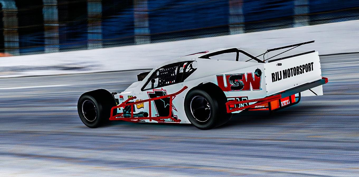 Ryan Amonett #1 White Modified by Ryan Lentz J. - Trading Paints