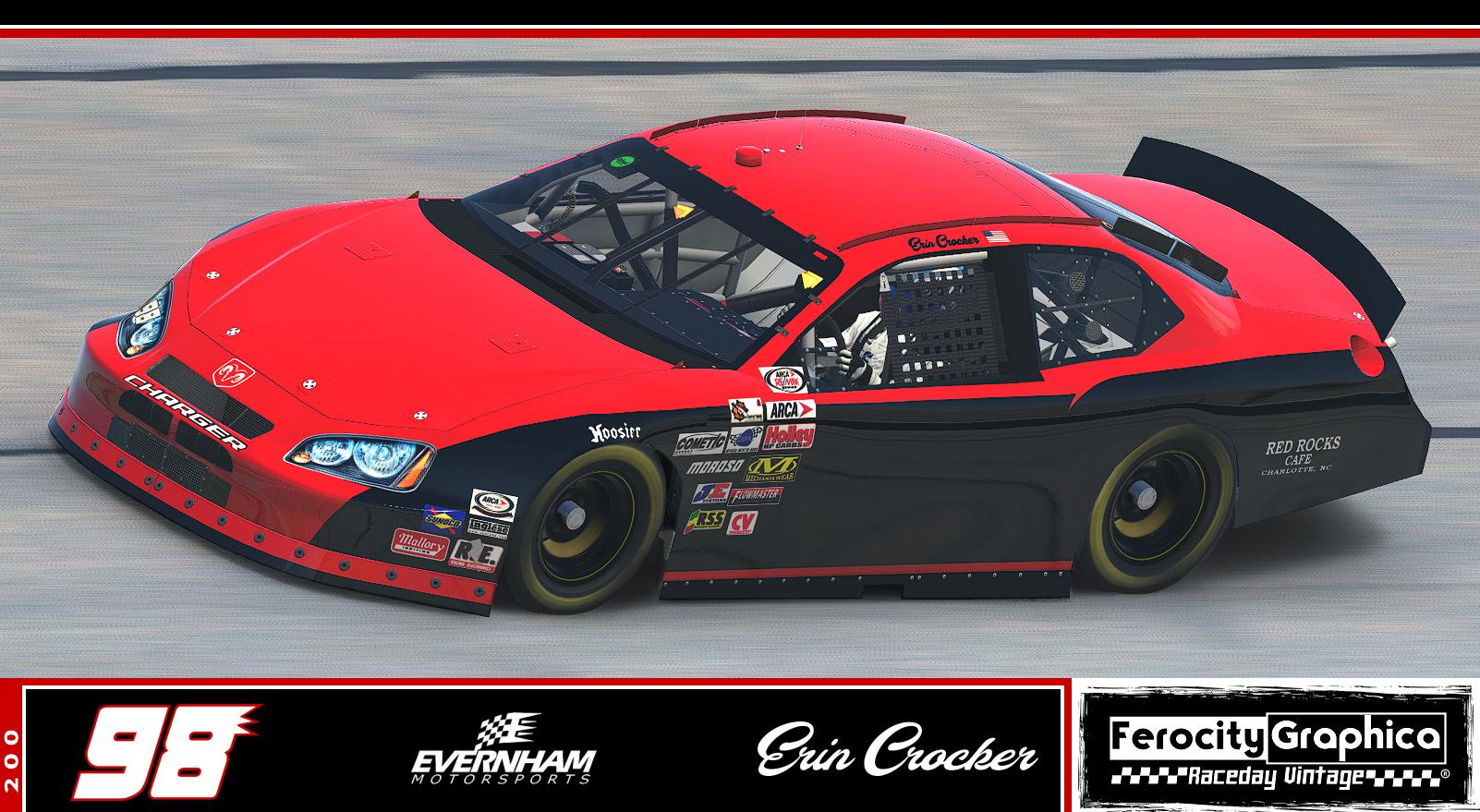 2007 #98 Erin Crocker Evernham Motorsports Dodge Arca (NO Numbers) by ...