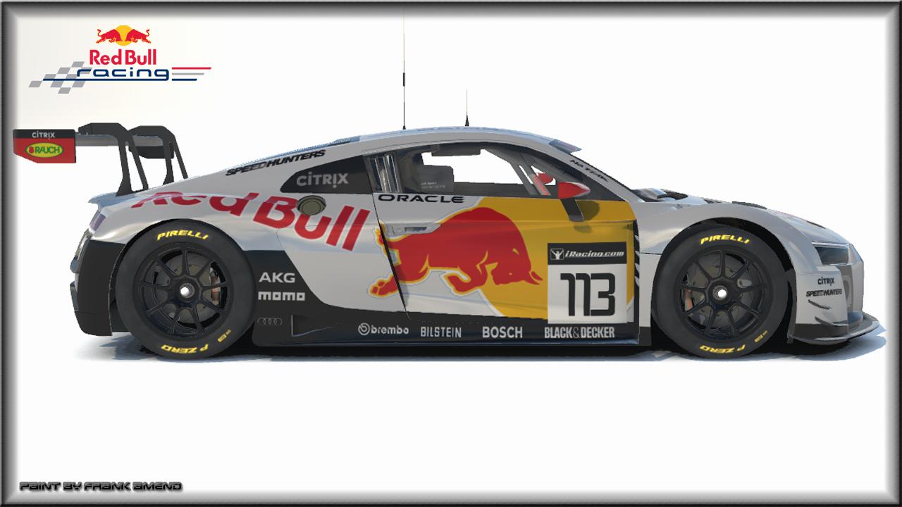 Red Bull Silver Audi R8 LMS GT3 by Frank Amend - Trading Paints