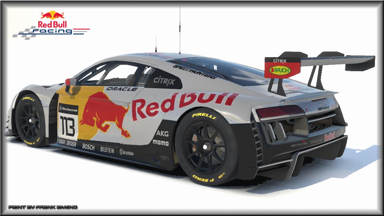 Red Bull Silver Audi R8 LMS GT3 by Frank Amend - Trading Paints