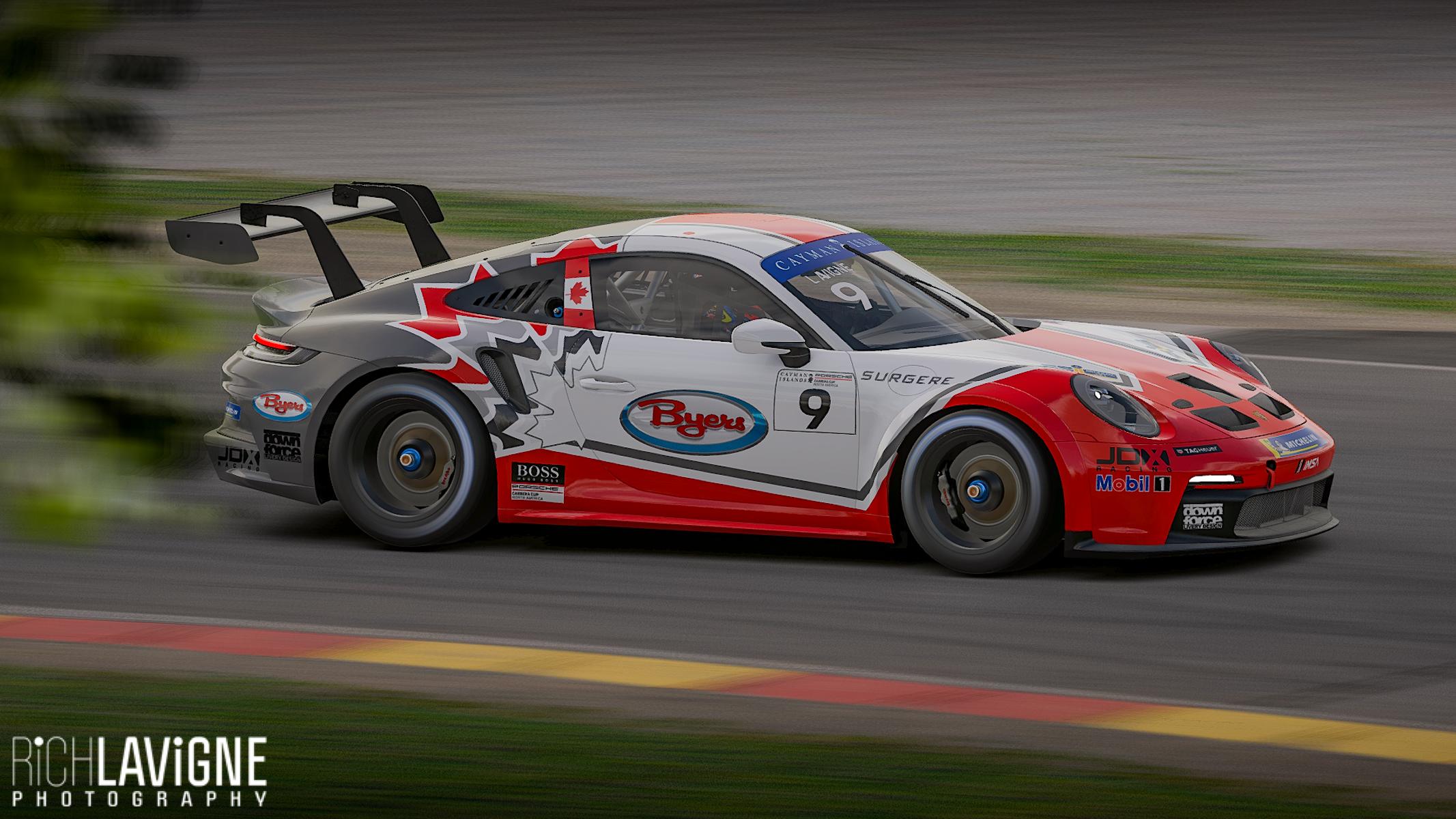 Parker Thompsons JDX Racing 992 cup car by Richard Lavigne - Trading Paints