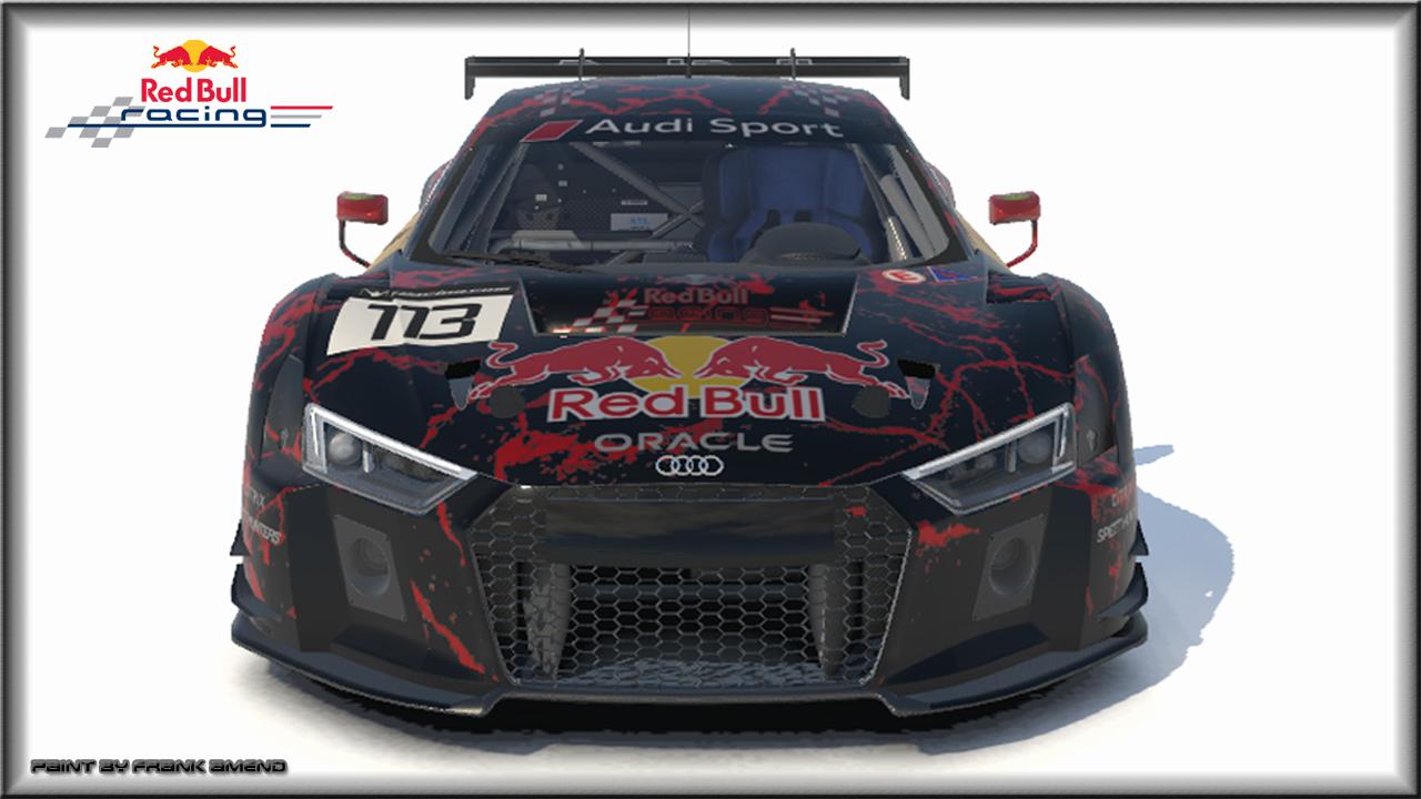 Red Bull Black Redscratch Audi R8 LMS GT3 by Frank Amend - Trading Paints