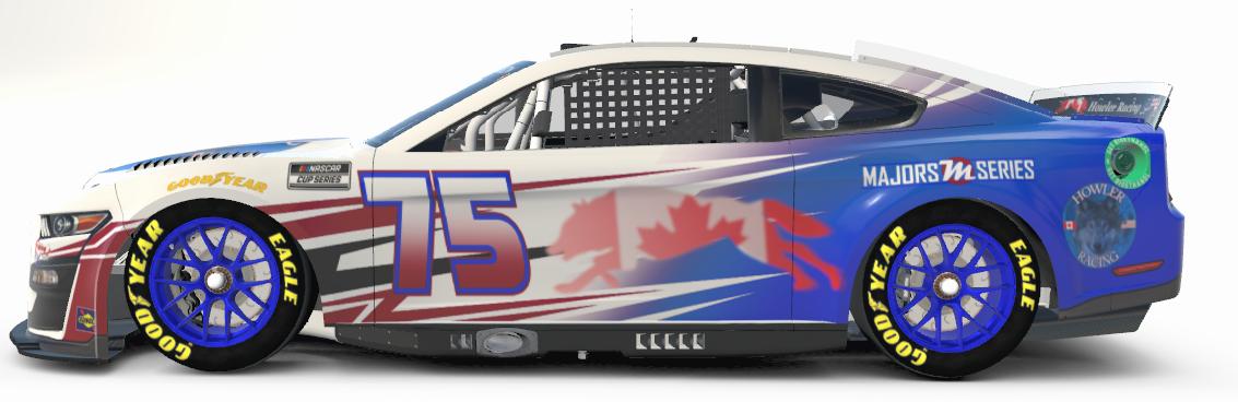 NASCAR Next Gen Ford Howler Racing White by Robert C. - Trading Paints