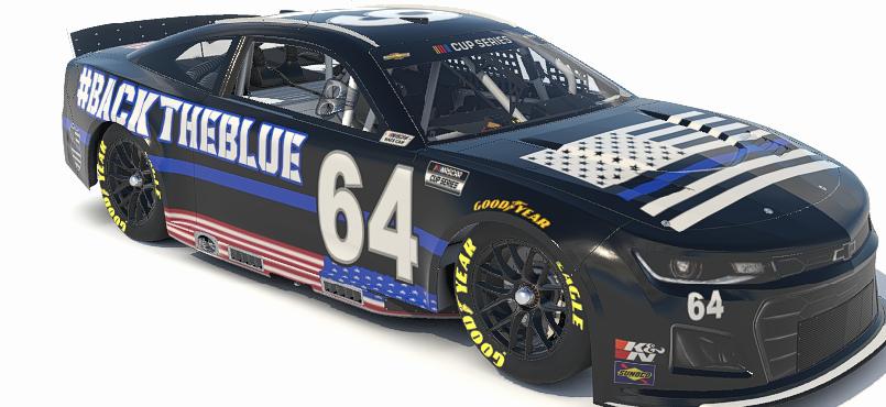 #BackTheBlue by Dylan Ackart - Trading Paints