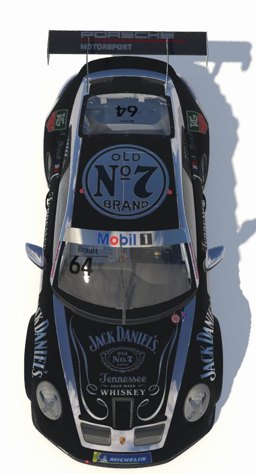 Porsche 911 GT3 CUP Jack Daniels by Amaury Brault - Trading Paints