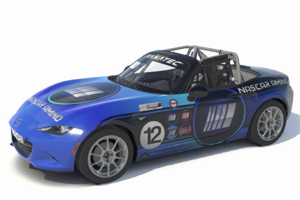 NASCAR Amino Mazda MX-5 by Justin Ricci - Trading Paints