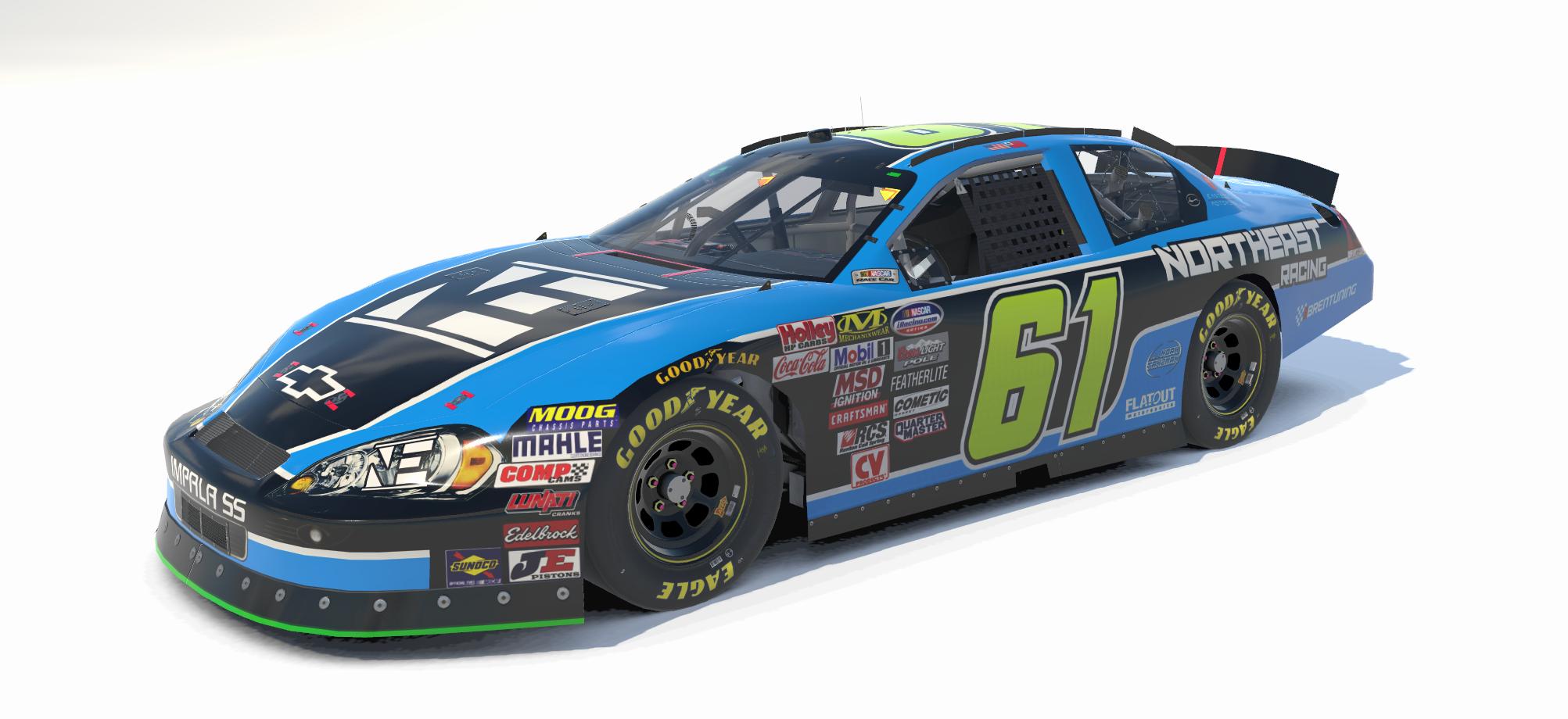 Official Northeast Racing ARCA Livery by Waylon Turner - Trading Paints