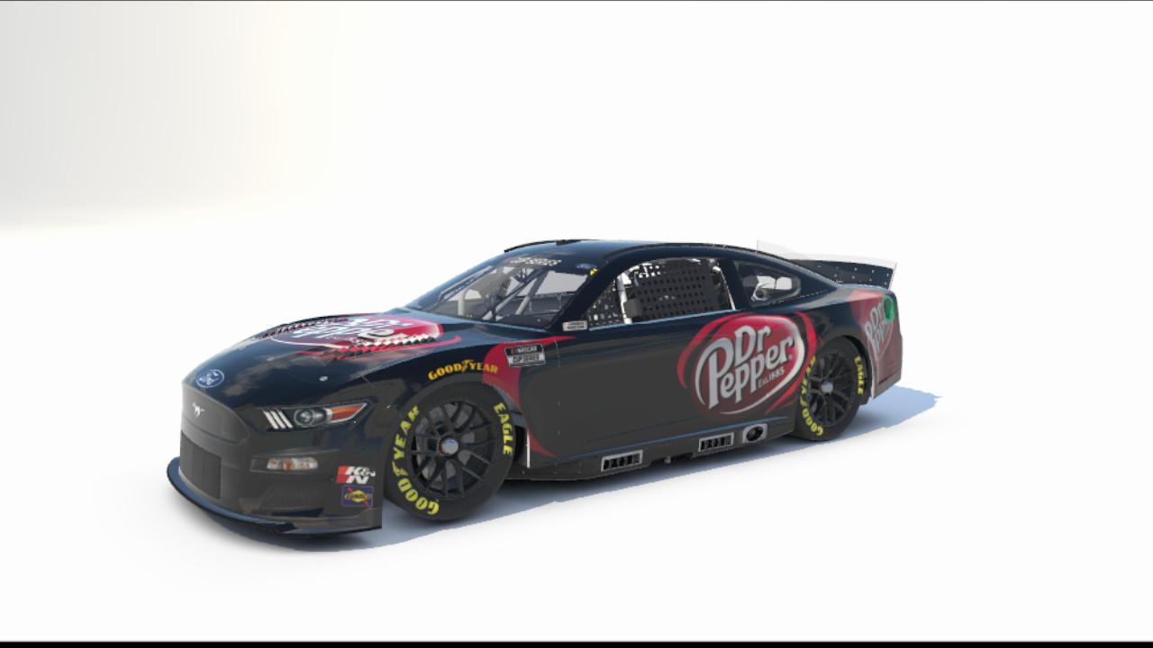 Dr Pepper themed NASCAR Ford Mustang by Joey Priebe - Trading Paints