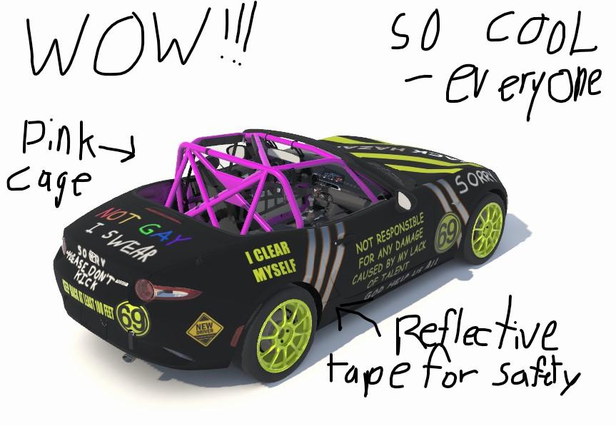 Track Hazard Miata by Nick Loden - Trading Paints