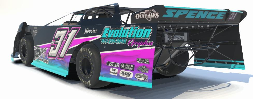 Tyler Spence Dirt Late Model by Daniel J Adam - Trading Paints