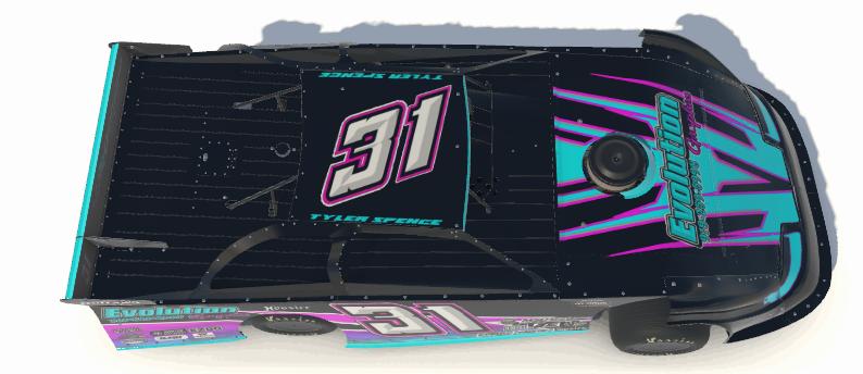 Tyler Spence Dirt Late Model by Daniel J Adam - Trading Paints