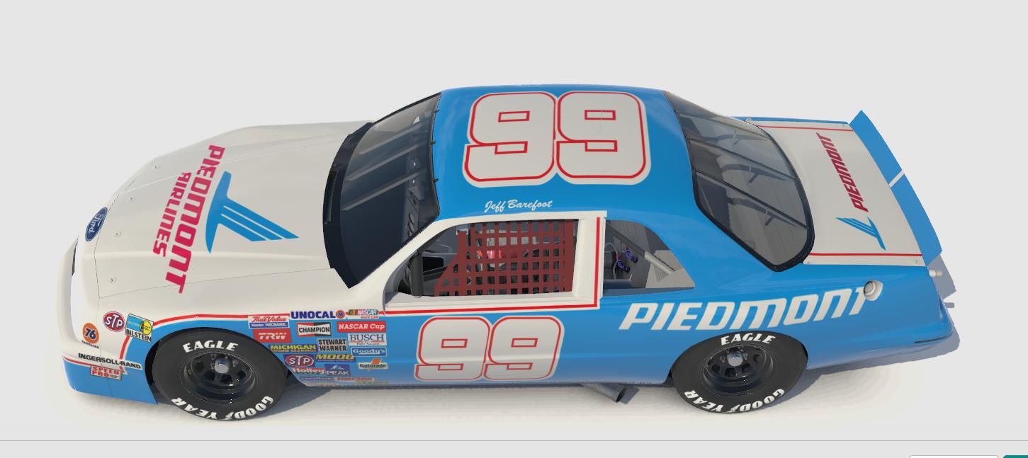 Jeff Barefoot Piedmont 87 Thunderbird by Steven Ayers Jr - Trading Paints