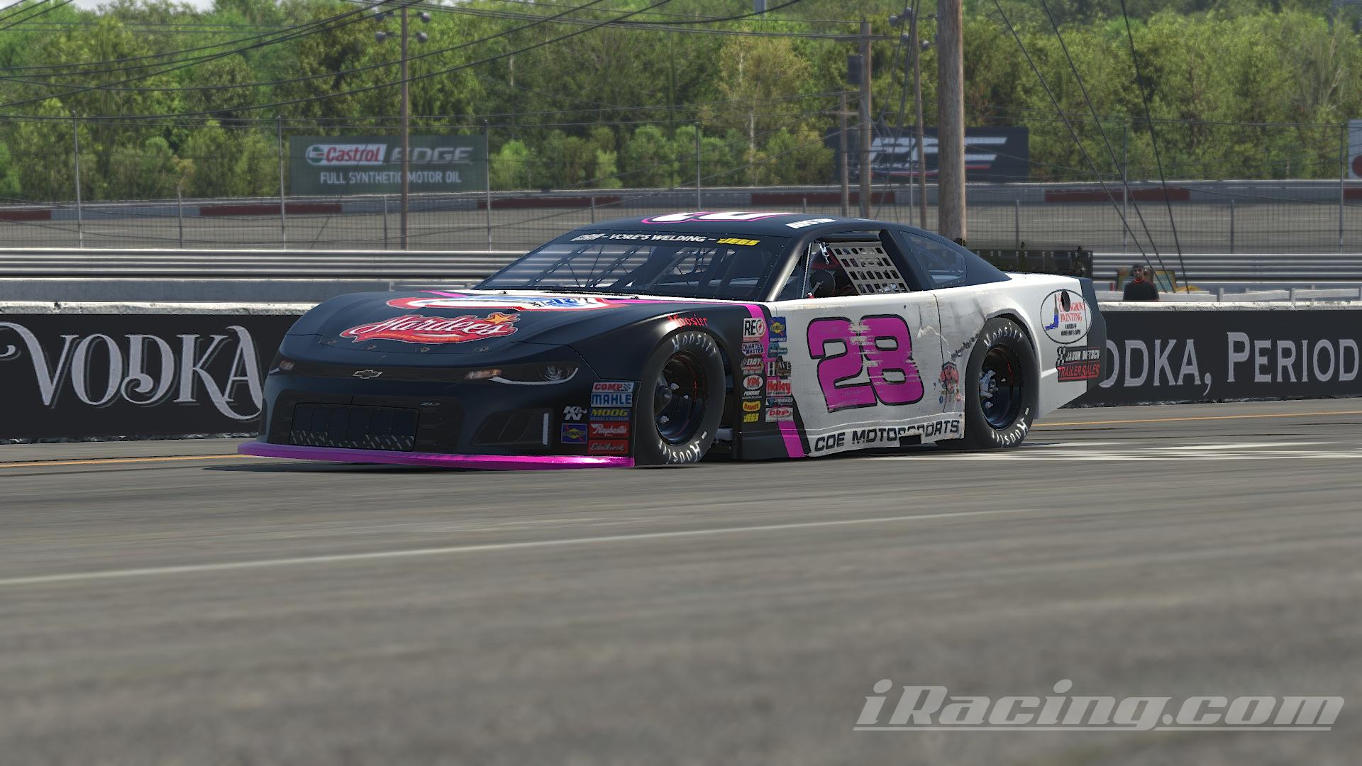 Austin Coe White with Pink #28 by Winston Deel - Trading Paints