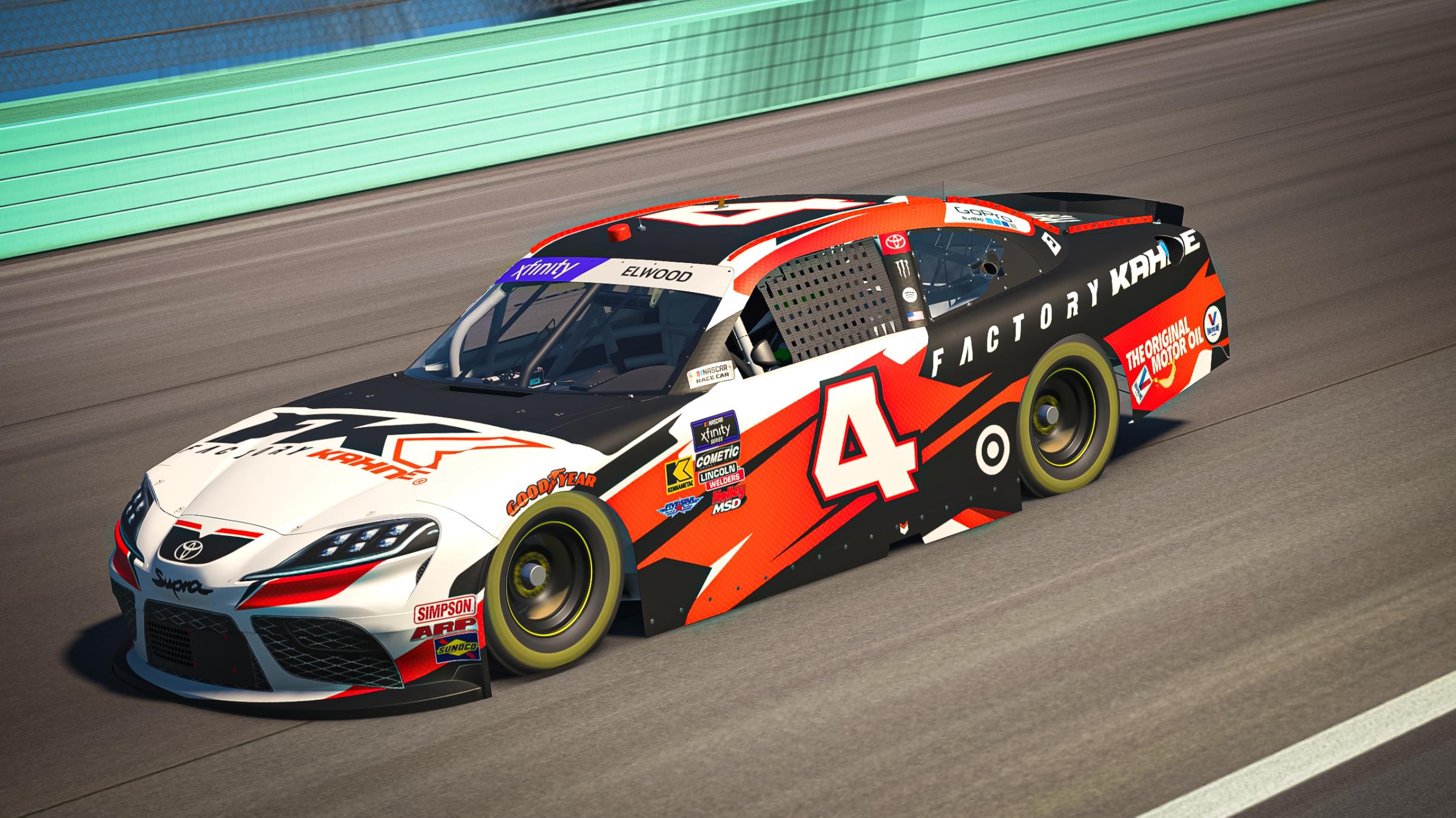 Factory Kahne Xfinity Supra by Alan J Elwood - Trading Paints