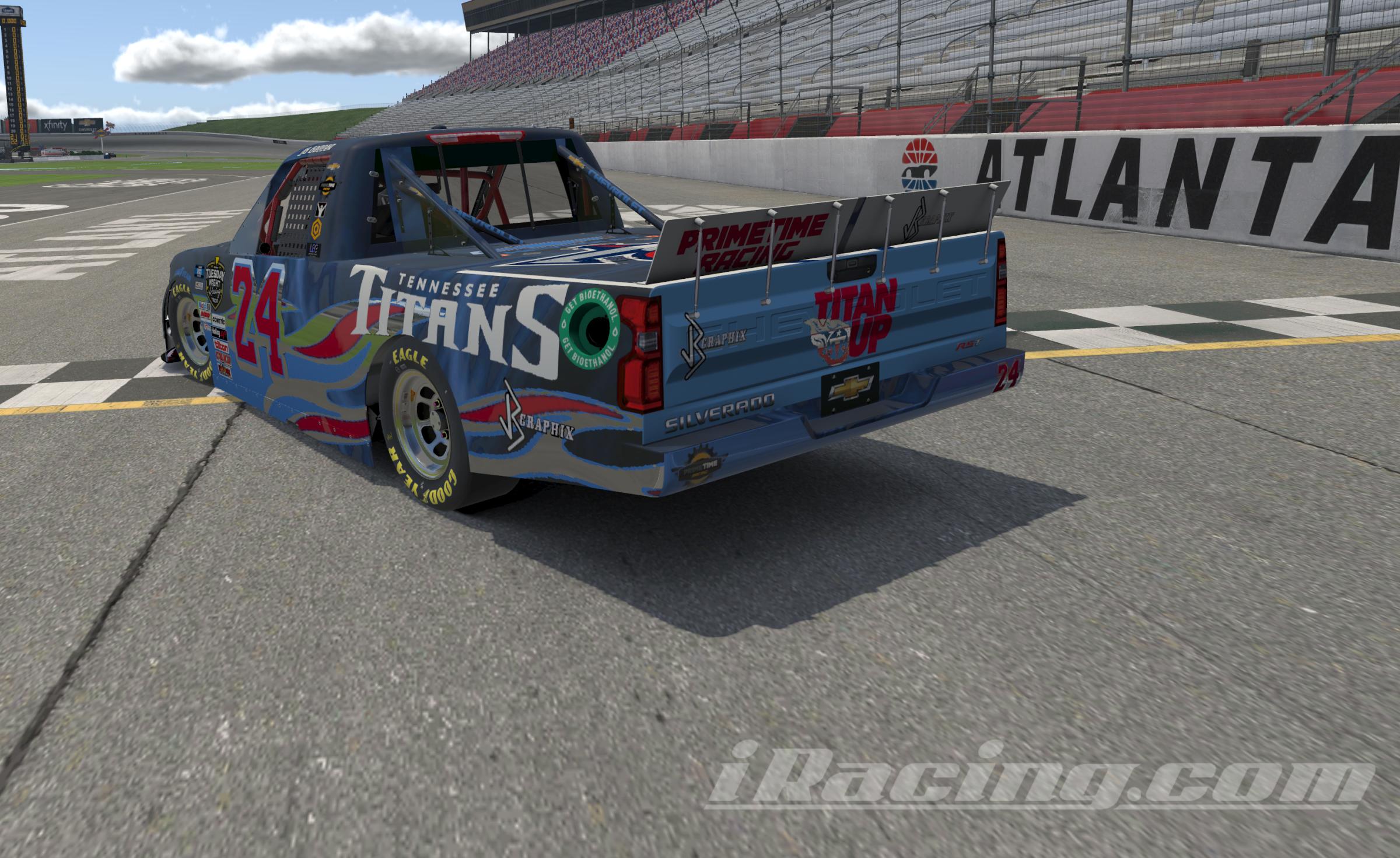 Titan Up Custom Number by JB Banner - Trading Paints